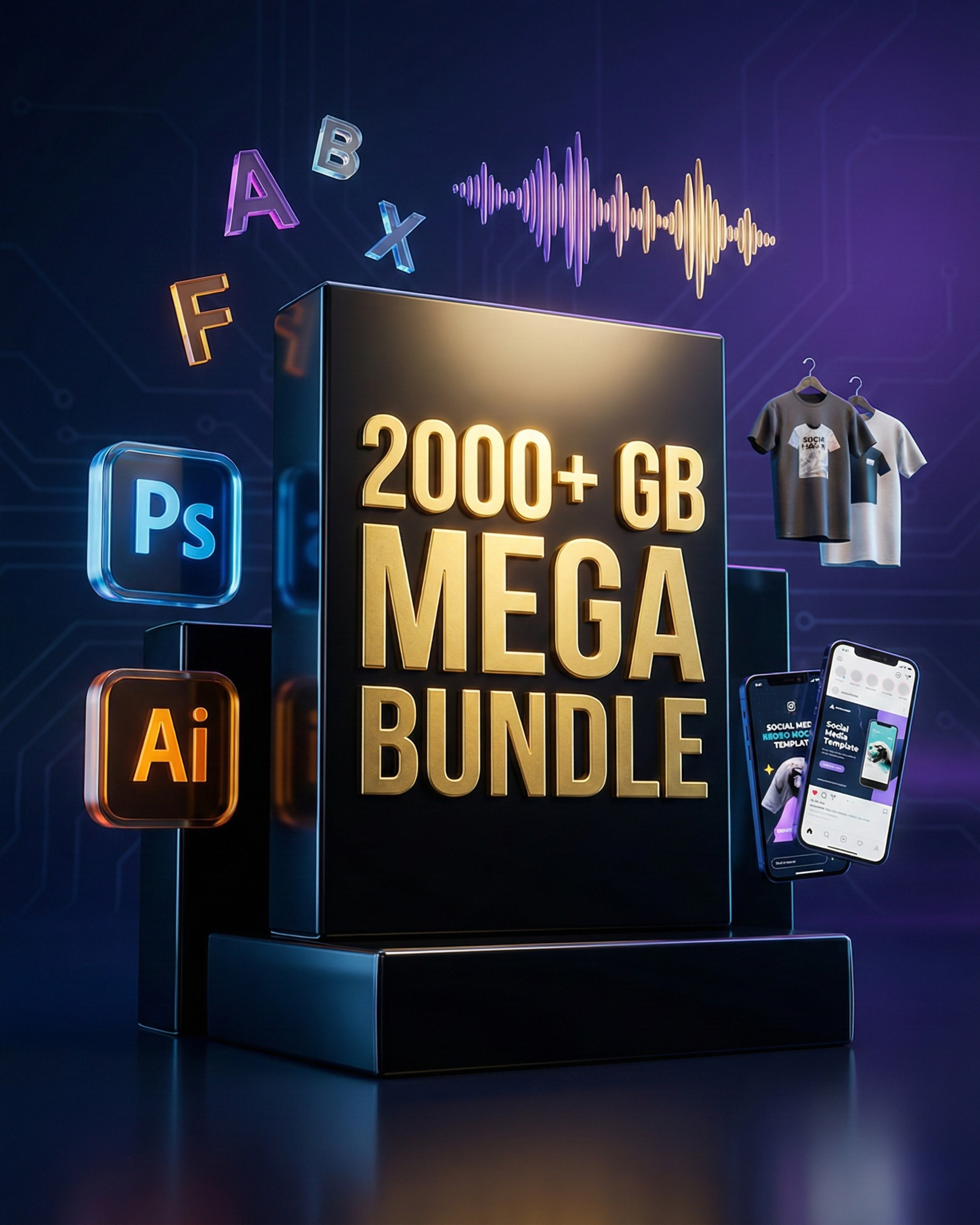 2000+ GB Mega Digital Bundle – PLR + MRR | Resell & Rebrand | Instant ...